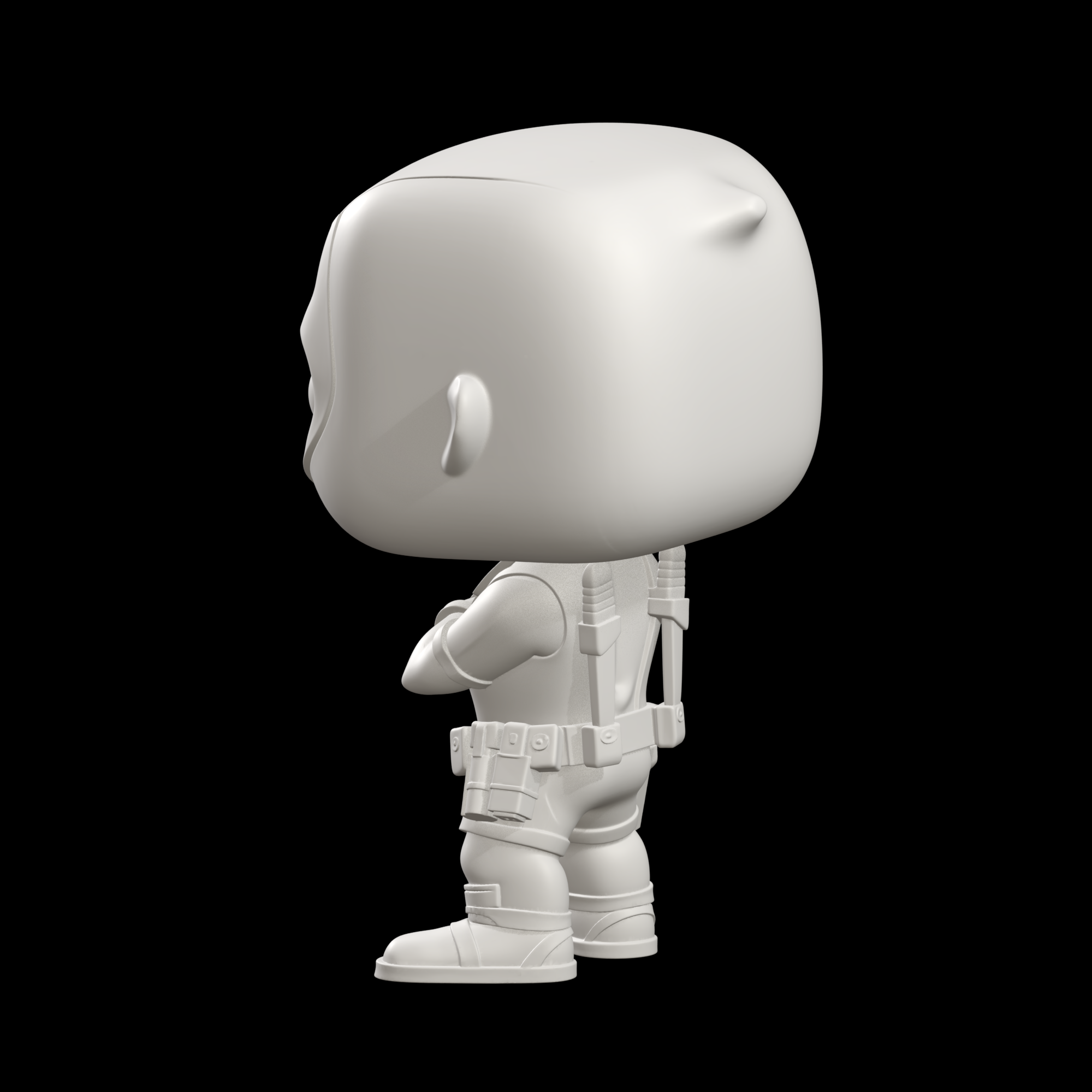 🦸 Deadpool Marvel Comics Funko Style Figure・ 3D File for 3D printing・Cults