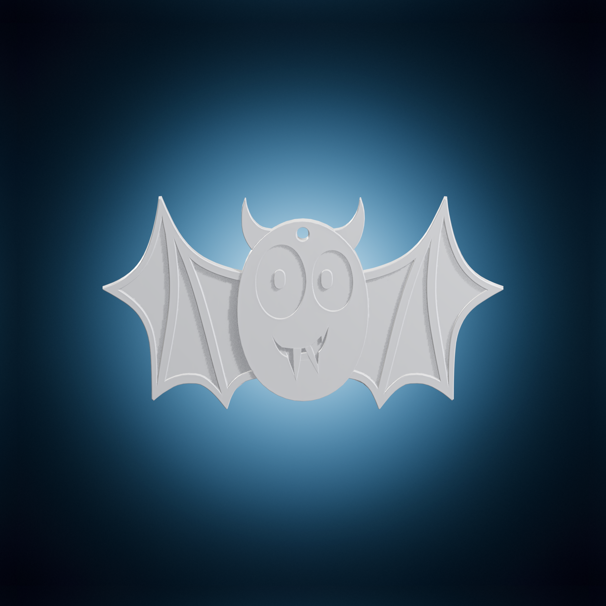 🦇 Dibujos animados Bat Devil Head 3D Print Model STL File・Archivo 3D ...