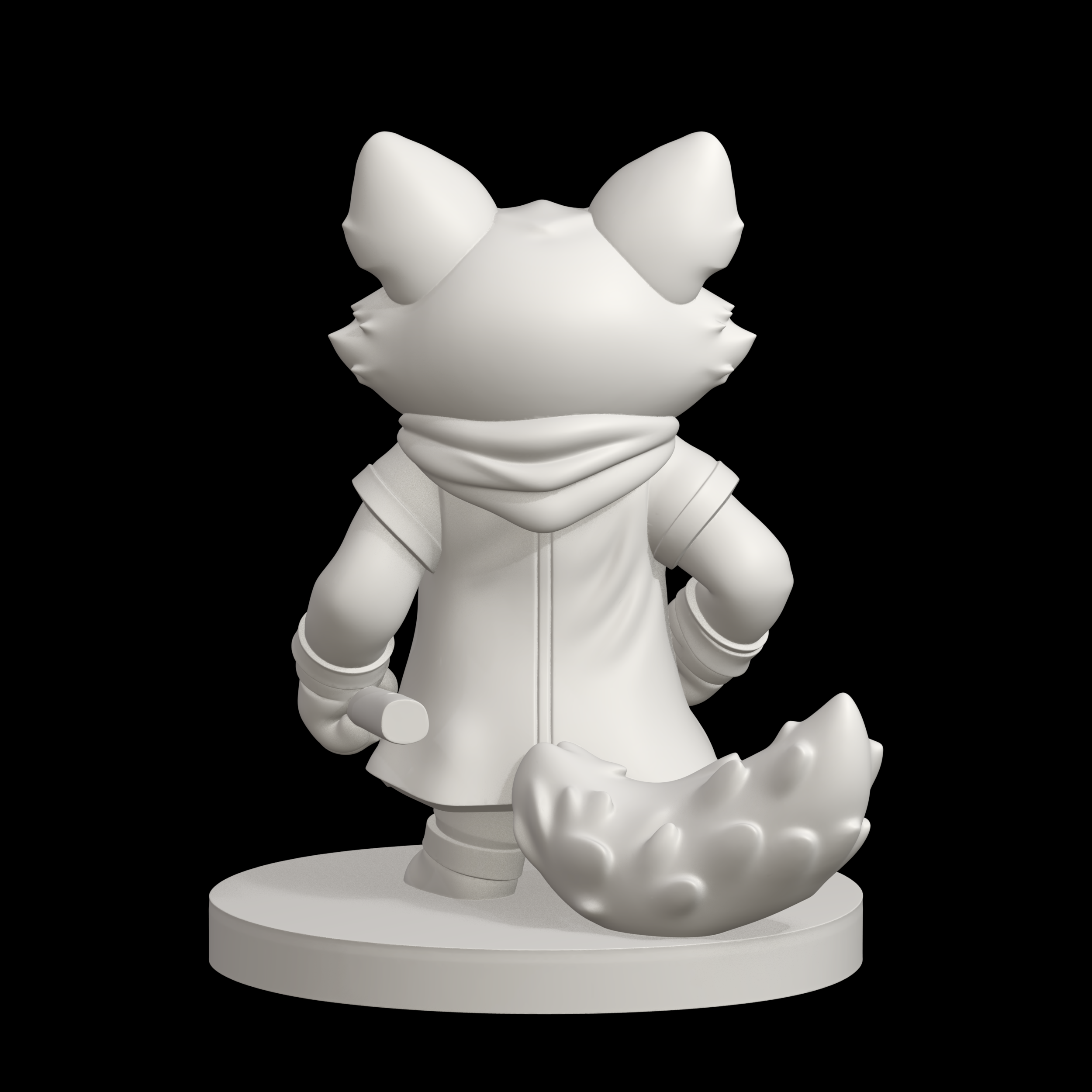 🦊 Anthropomorphic Fox Soldier Fantasy Miniature on Base・ 3D File for 3D ...