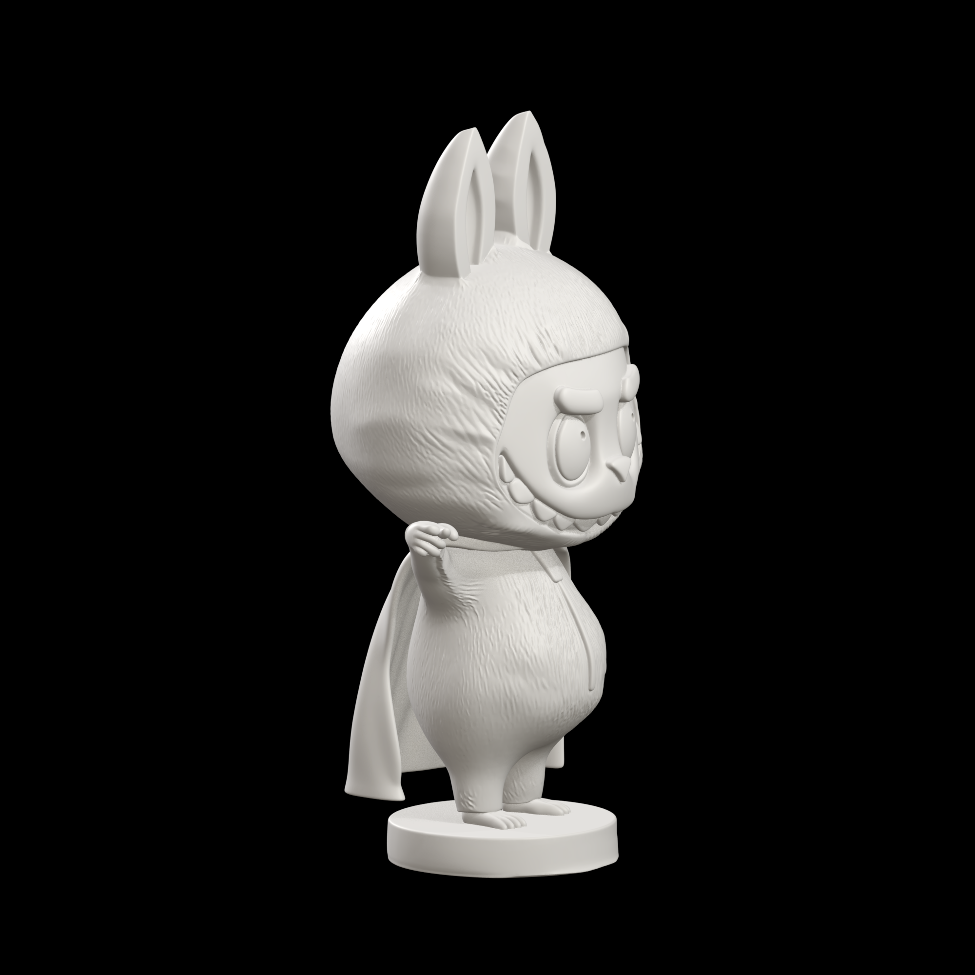 👹 Labubu Character Cartoon Chibi Style Figure・ 3D File for 3D printing ...