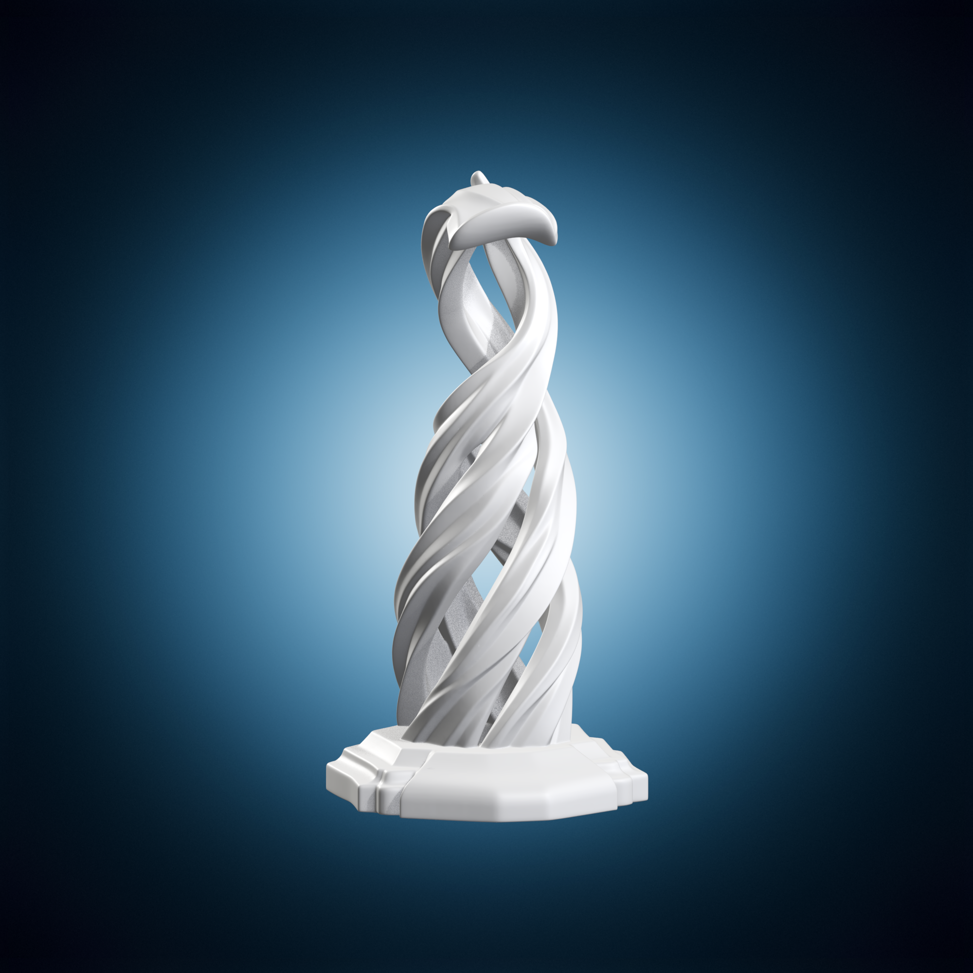🗿 Intertwined Sculpture・ 3D File for 3D printing・Cults