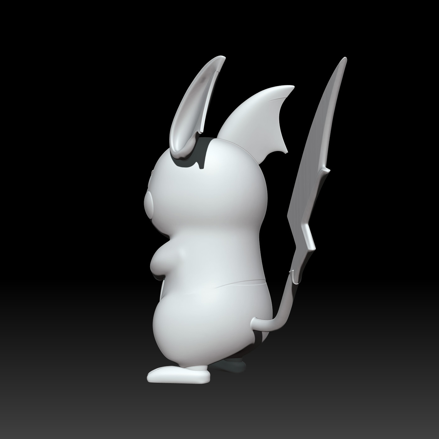 🐉 Raichu Pokemon Character 3D Model・ 3D File for 3D printing・Cults