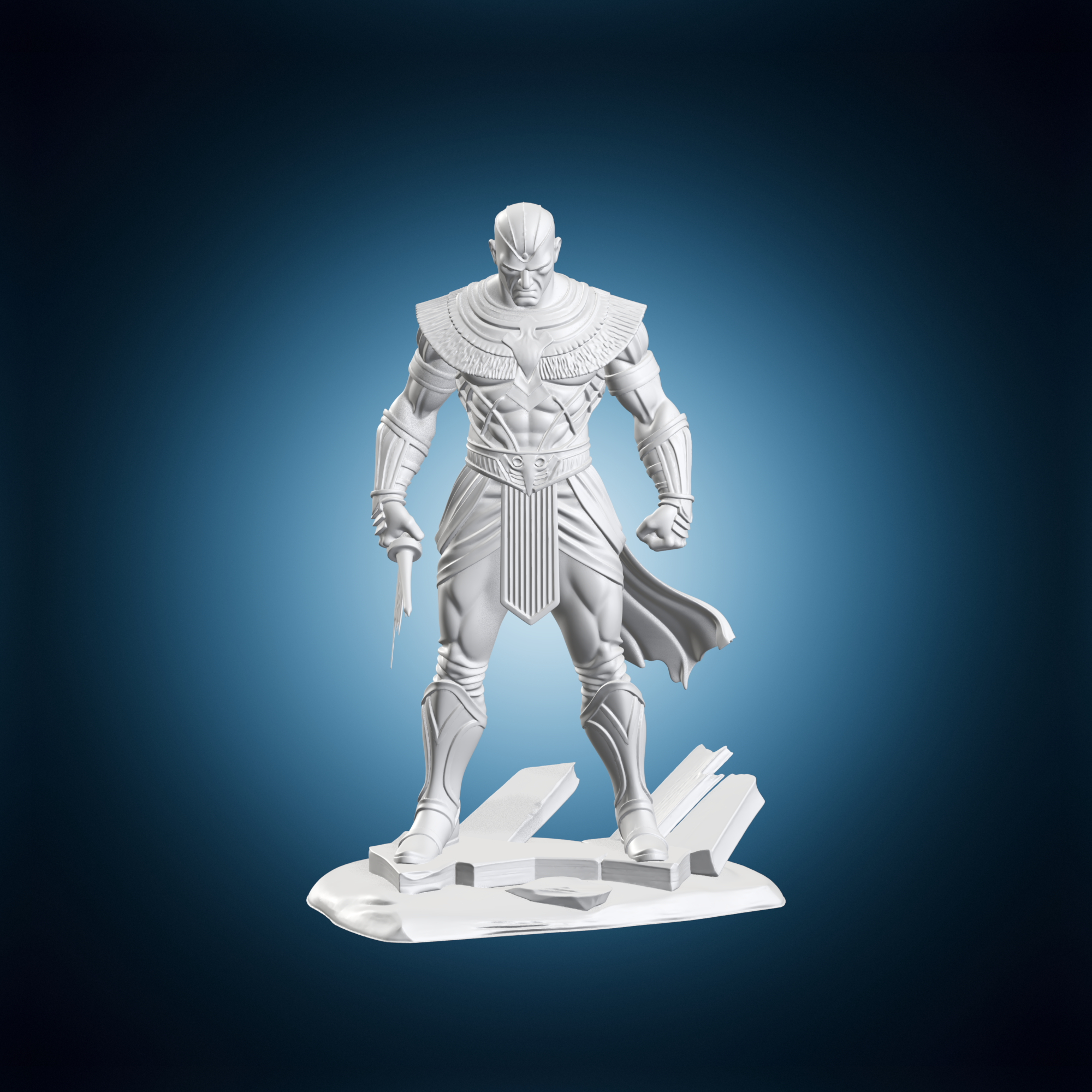 🦸 Adam DC Comics Statue Estatueta STL para impressão 3D・Arquivo 3D para ...