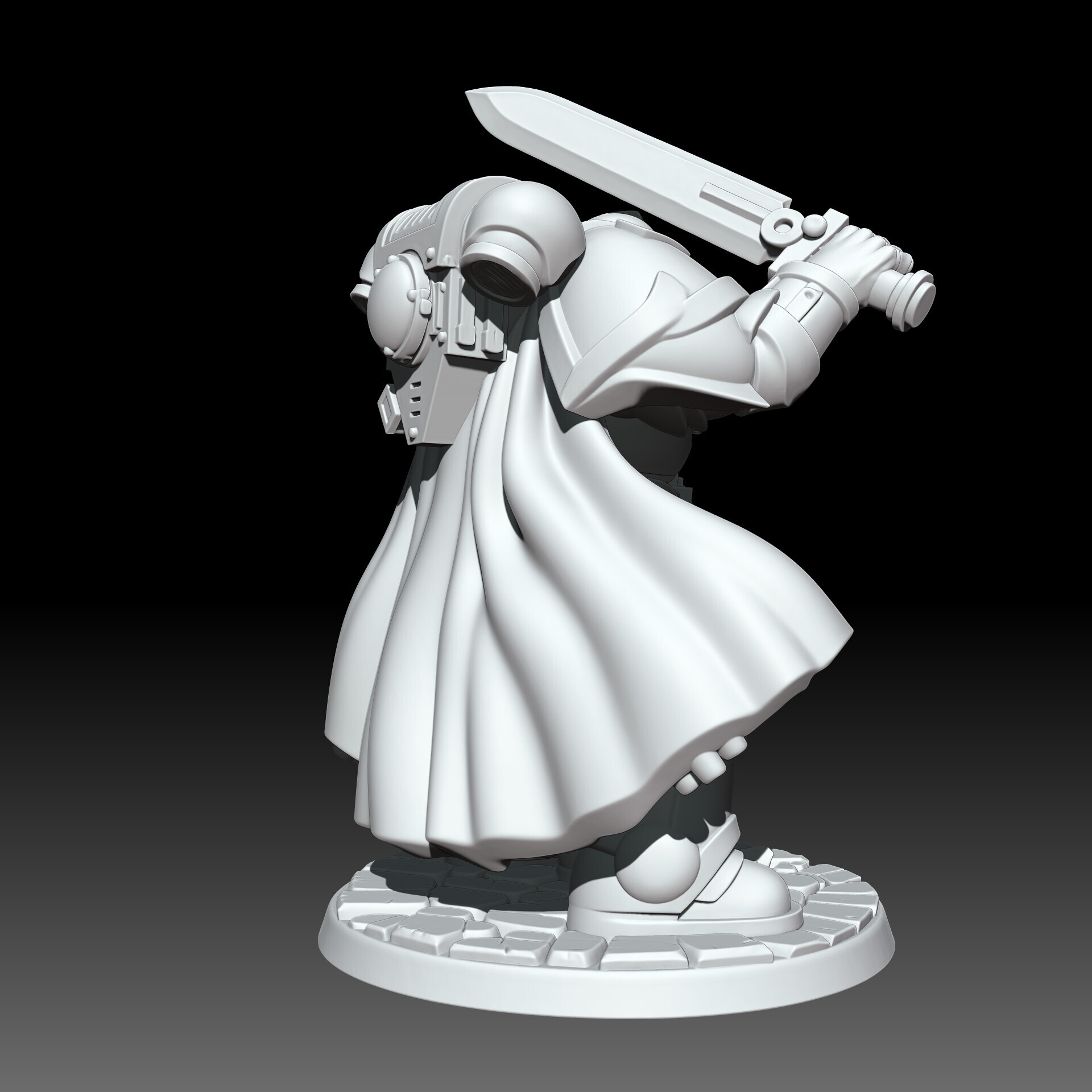 🛰 Space Marine Captain・ STL File for 3D printing・Cults