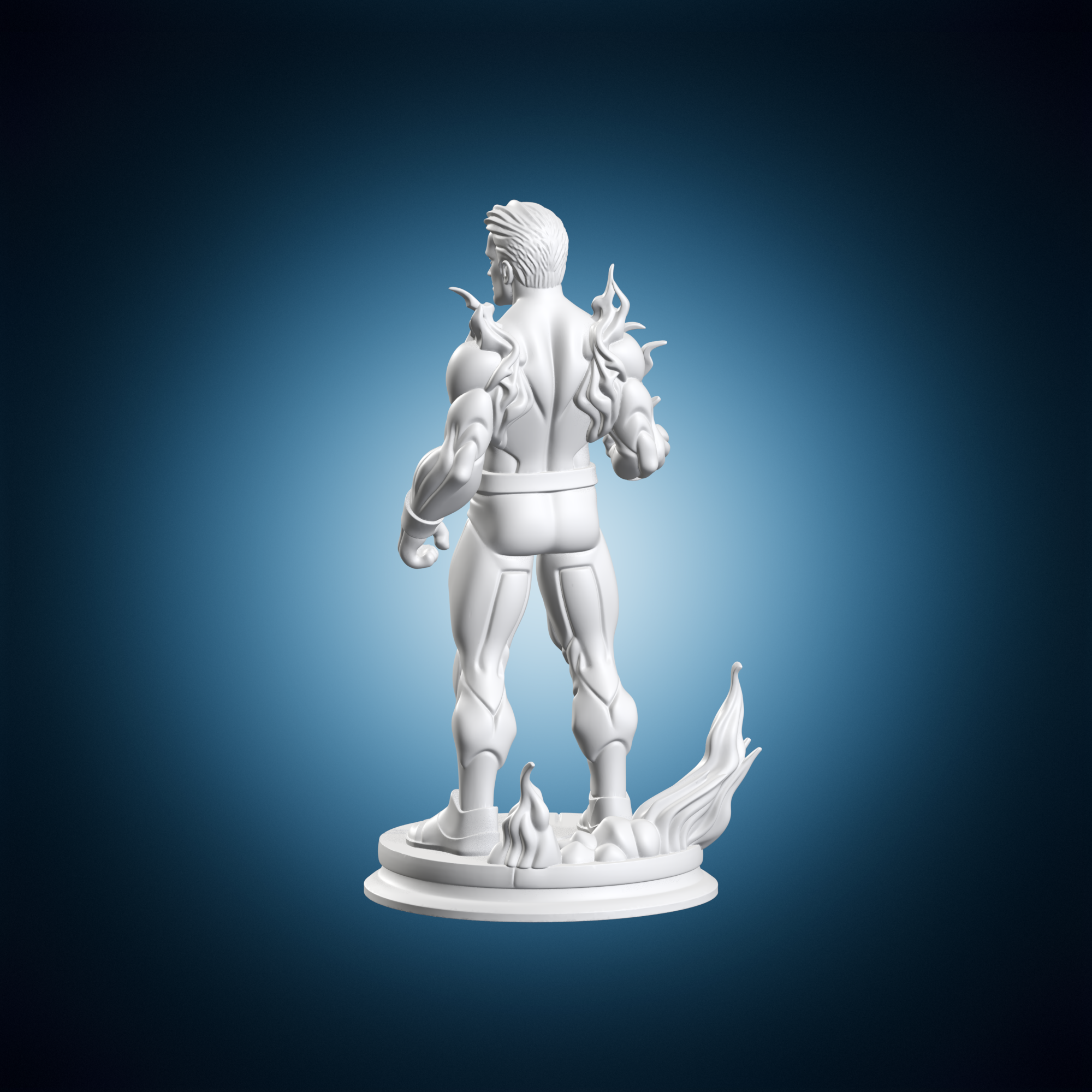 🦸 Human Torch Marvel Superhero・ 3D File for 3D printing・Cults
