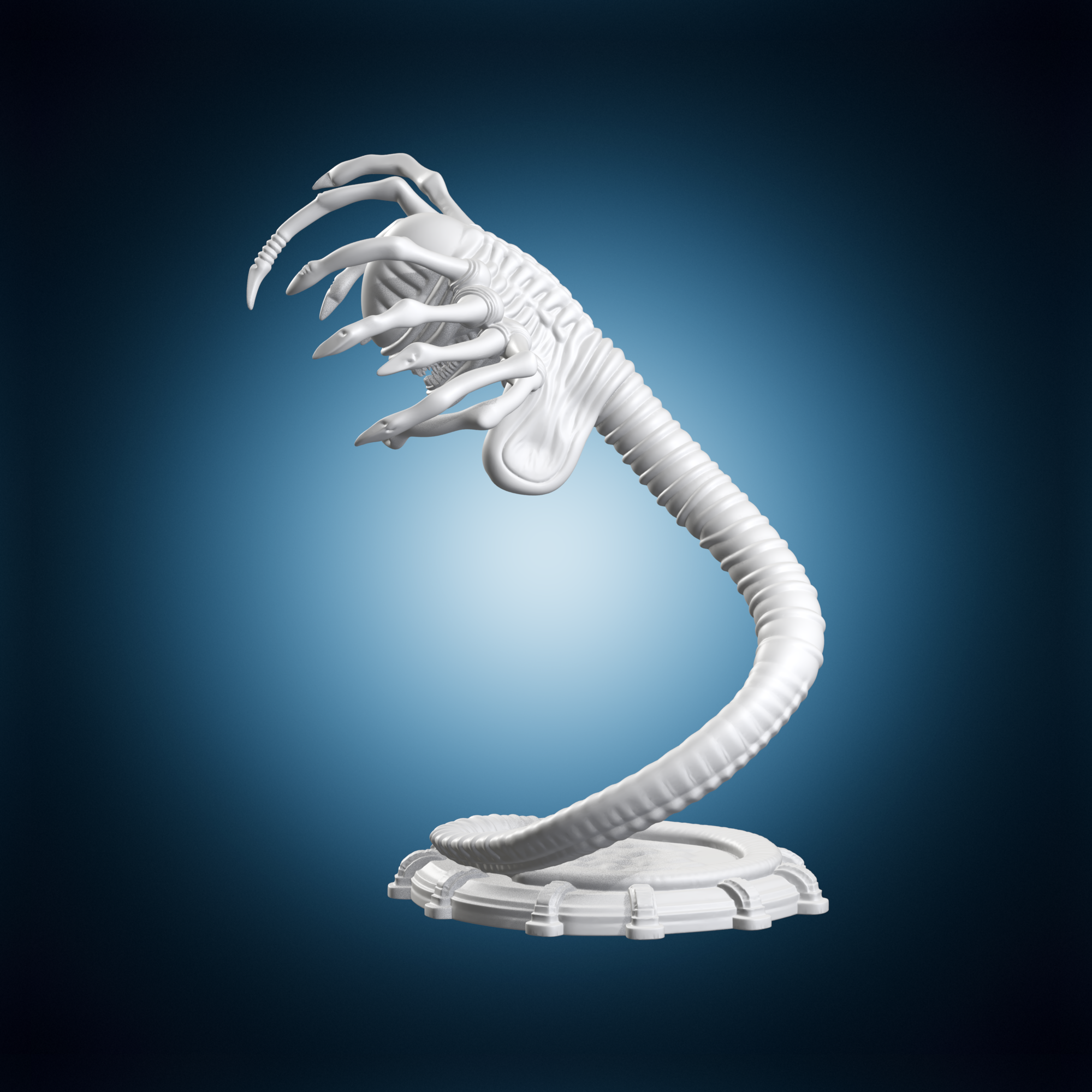 👽 Alien Facehugger Creature Miniature Statue・ 3D File for 3D printing・Cults
