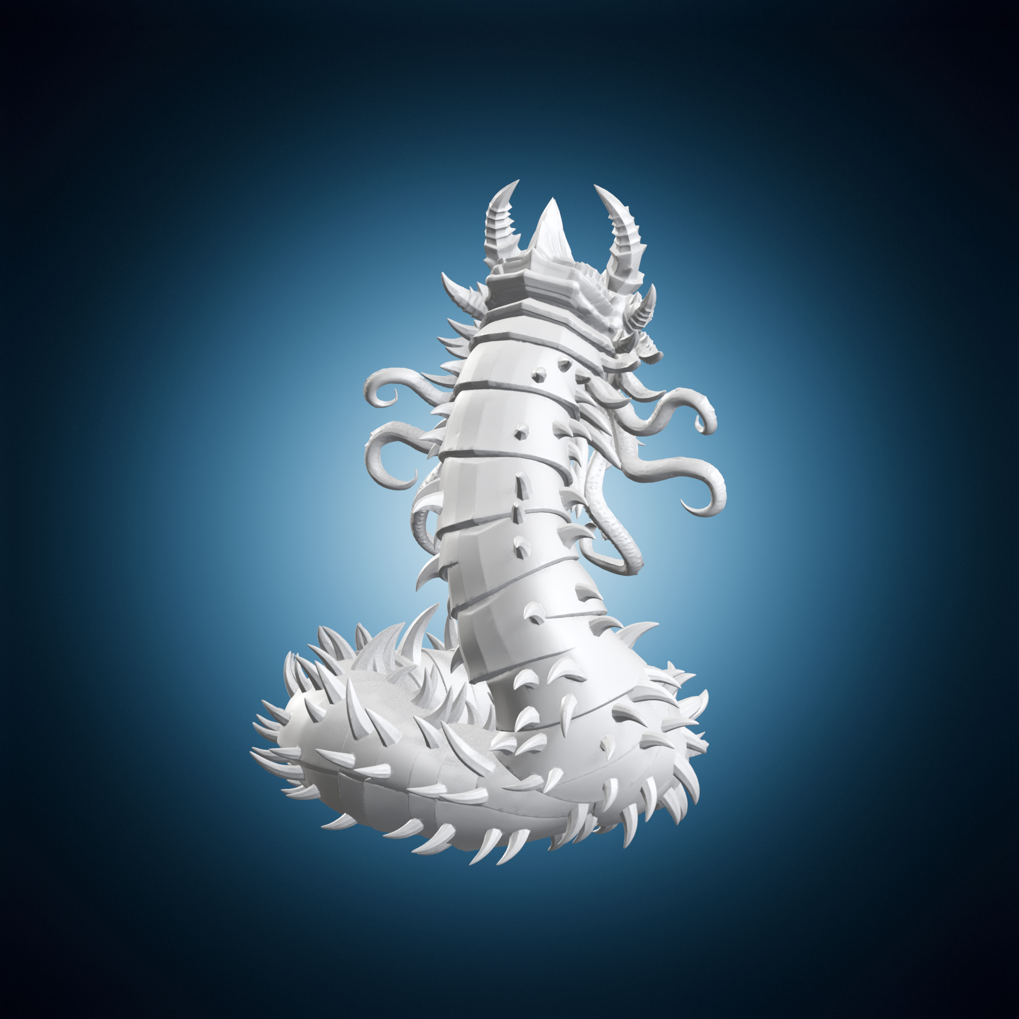 👹 Leviathan Eldritch Sea Serpent Monster・ 3D File for 3D printing・Cults