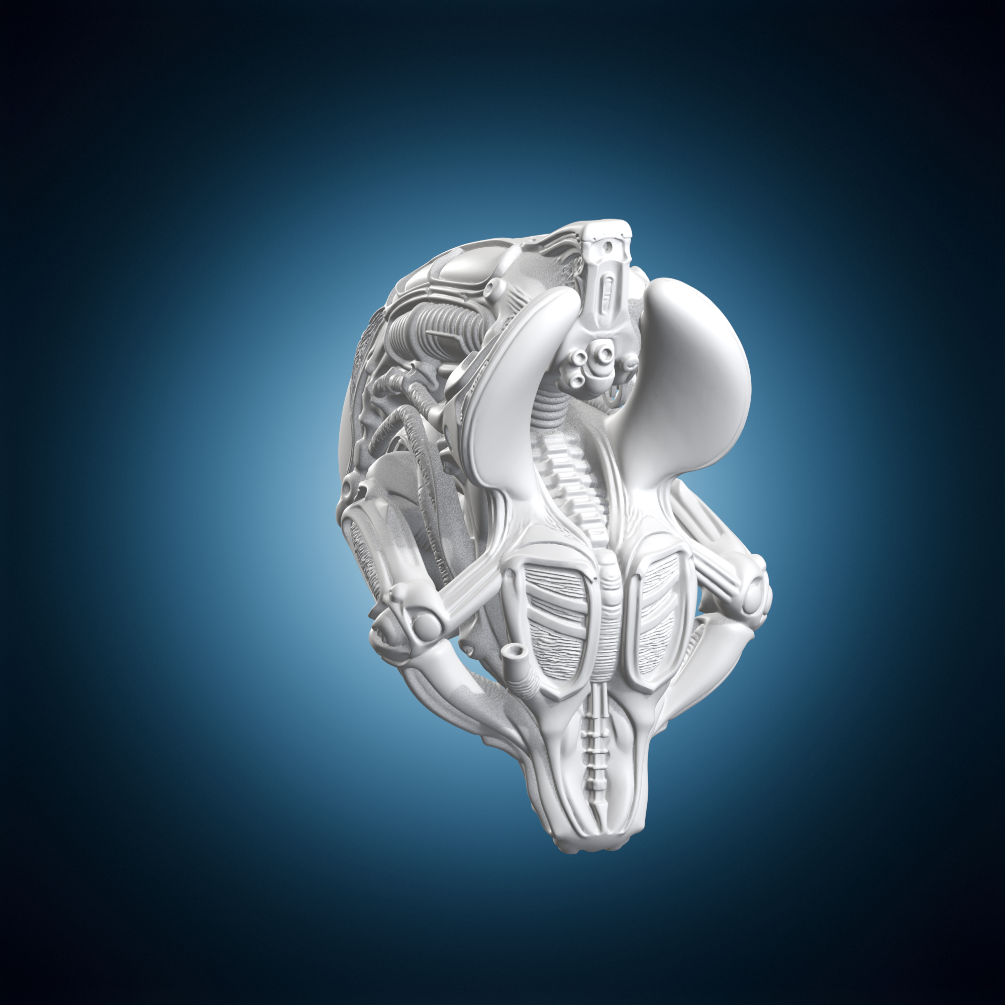👽 Xenomorph Alien Sculpture・ 3D File for 3D printing・Cults