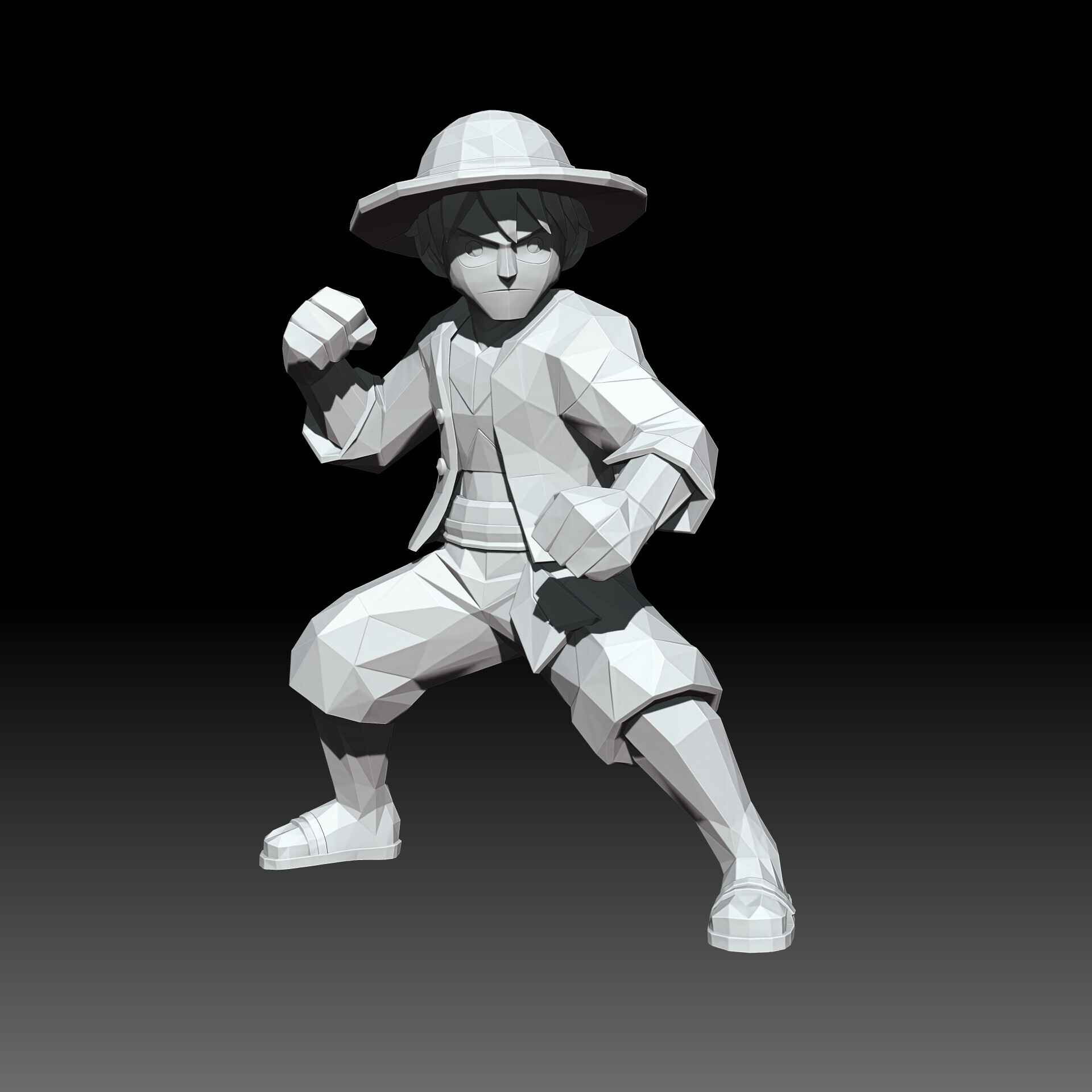 🐒 Monkey Luffy・ 3D File for 3D printing・Cults