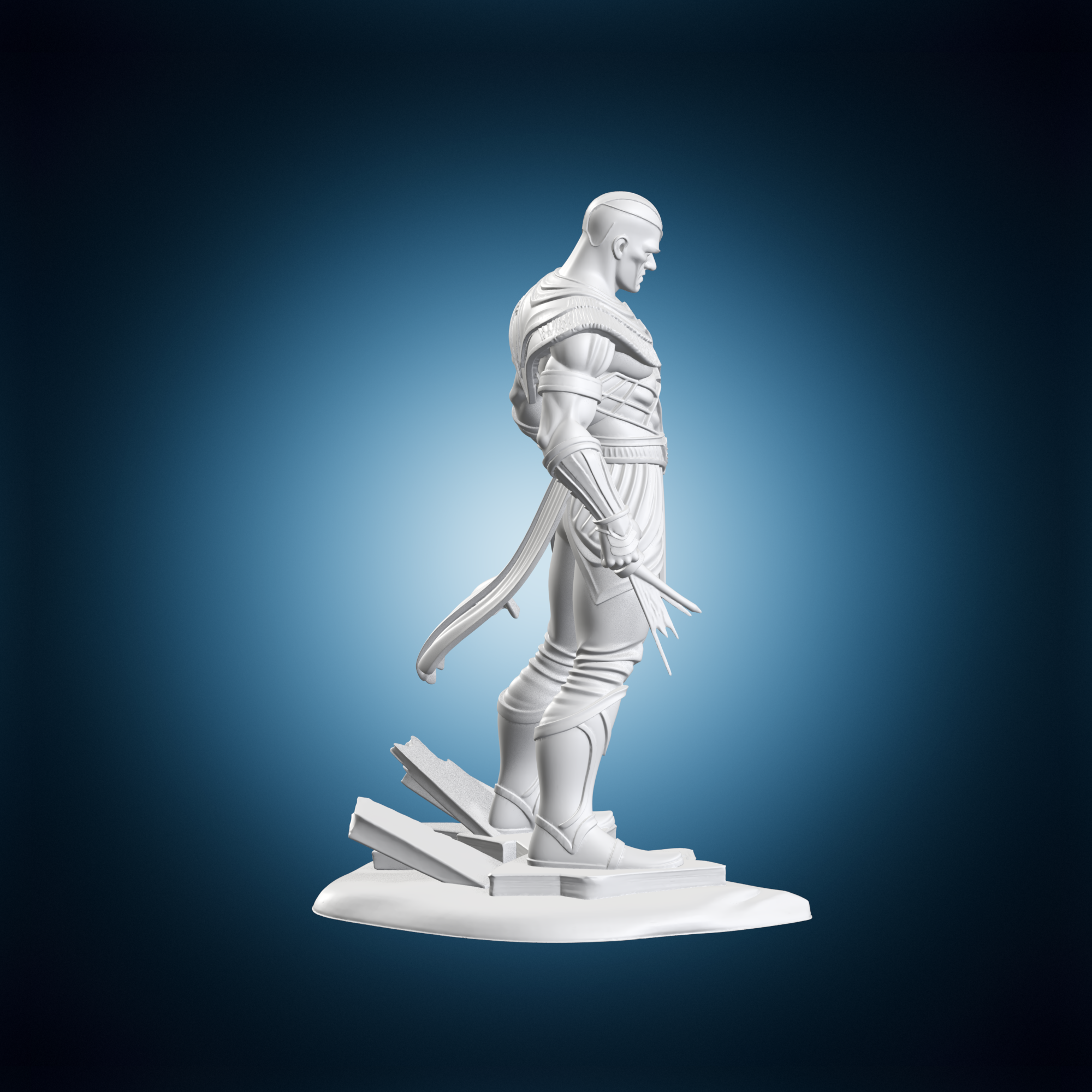 🦸 Adam DC Comics Statue 3D Printable STL Figur・ 3D Datei für 3D-Druck・Cults
