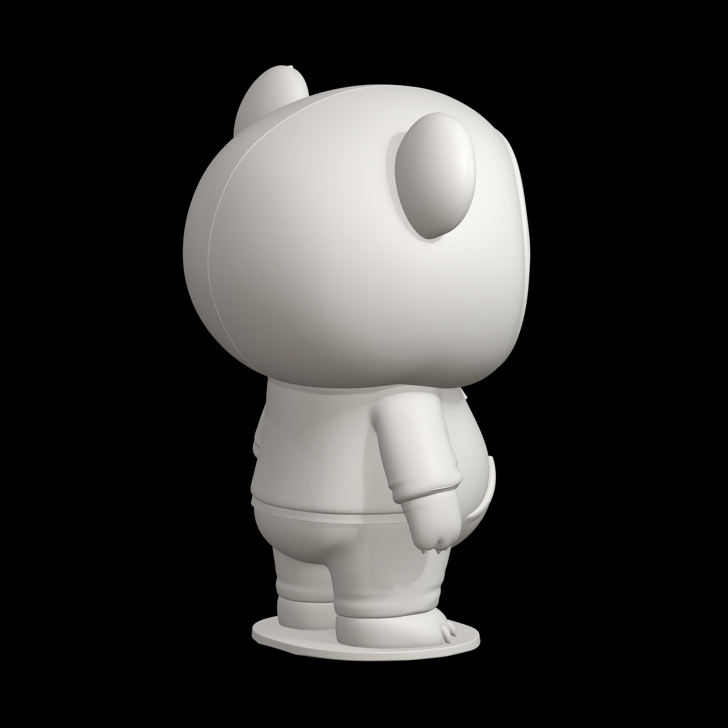 🐻 Bear Kid Character Chibi Style Figure・ 3D File for 3D printing・Cults
