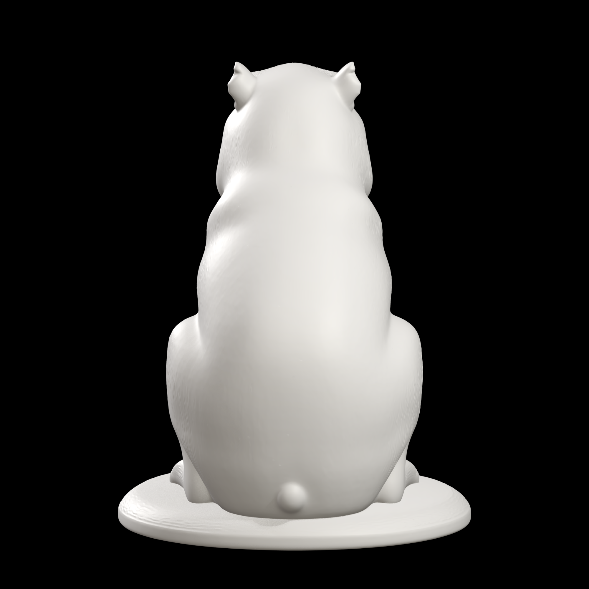 🗿 Capybara Statue d'animal réaliste sur socle・Fichier 3D pour ...