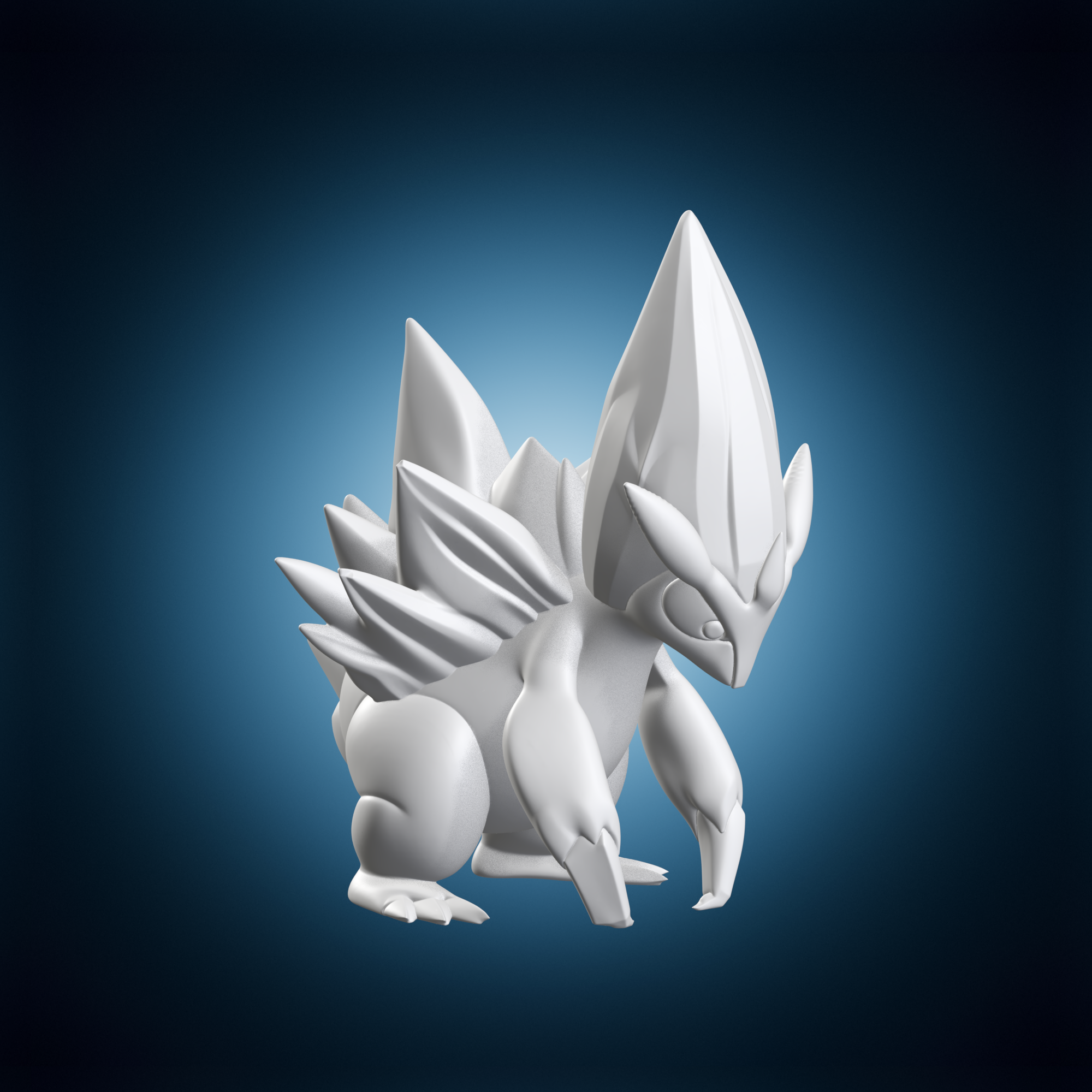 🧊 Alolan Sandslash Ice Spikes Pokemon Miniature・ 3D File for 3D ...