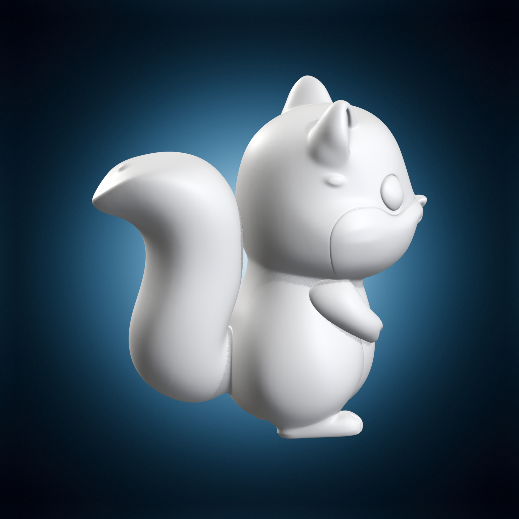 📁 Cartoon Squirrel Modèle d'impression 3D Fichier STL・Fichier 3D pour ...
