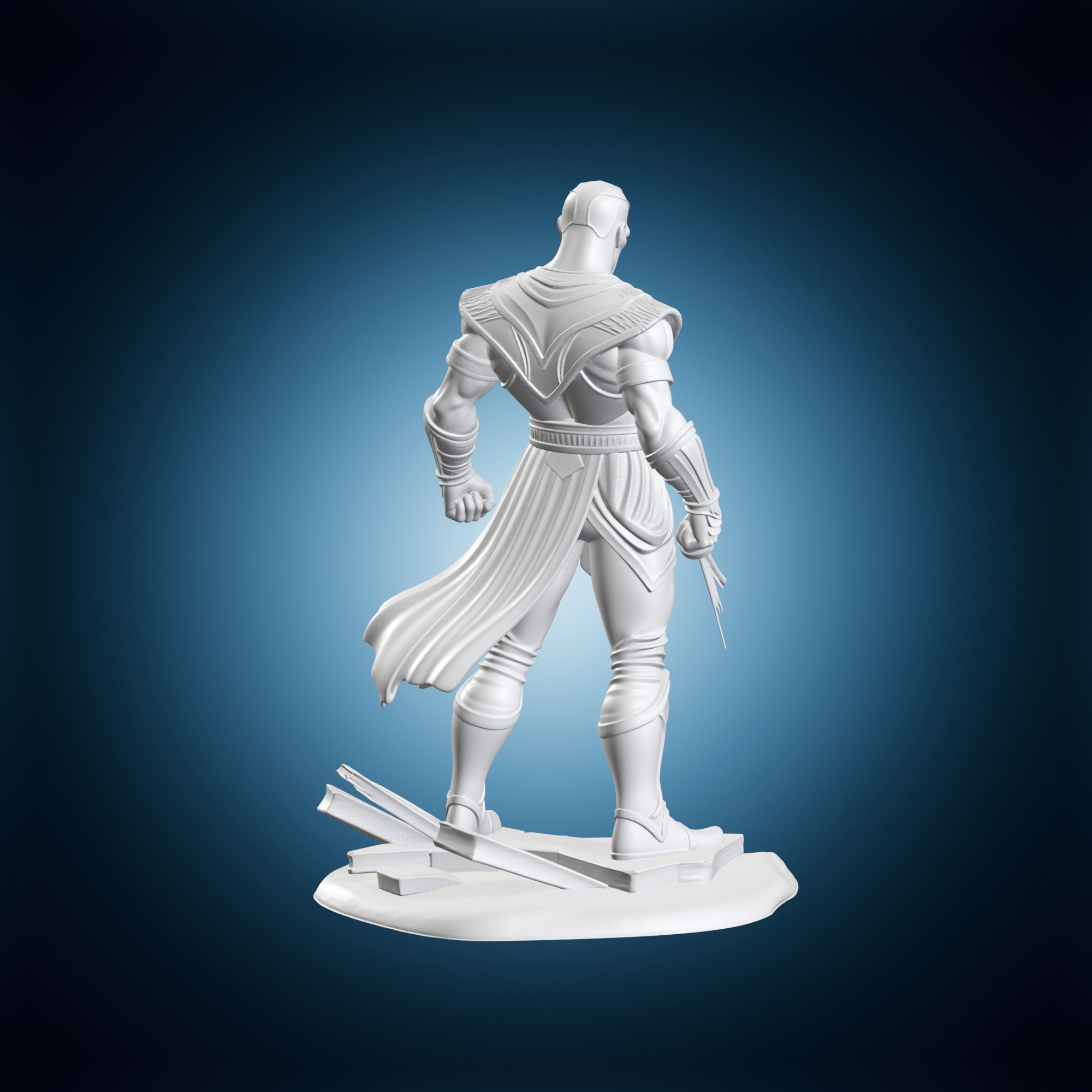 🦸 Adam DC Comics Statue 3D Printable STL Figur・ 3D Datei für 3D-Druck・Cults