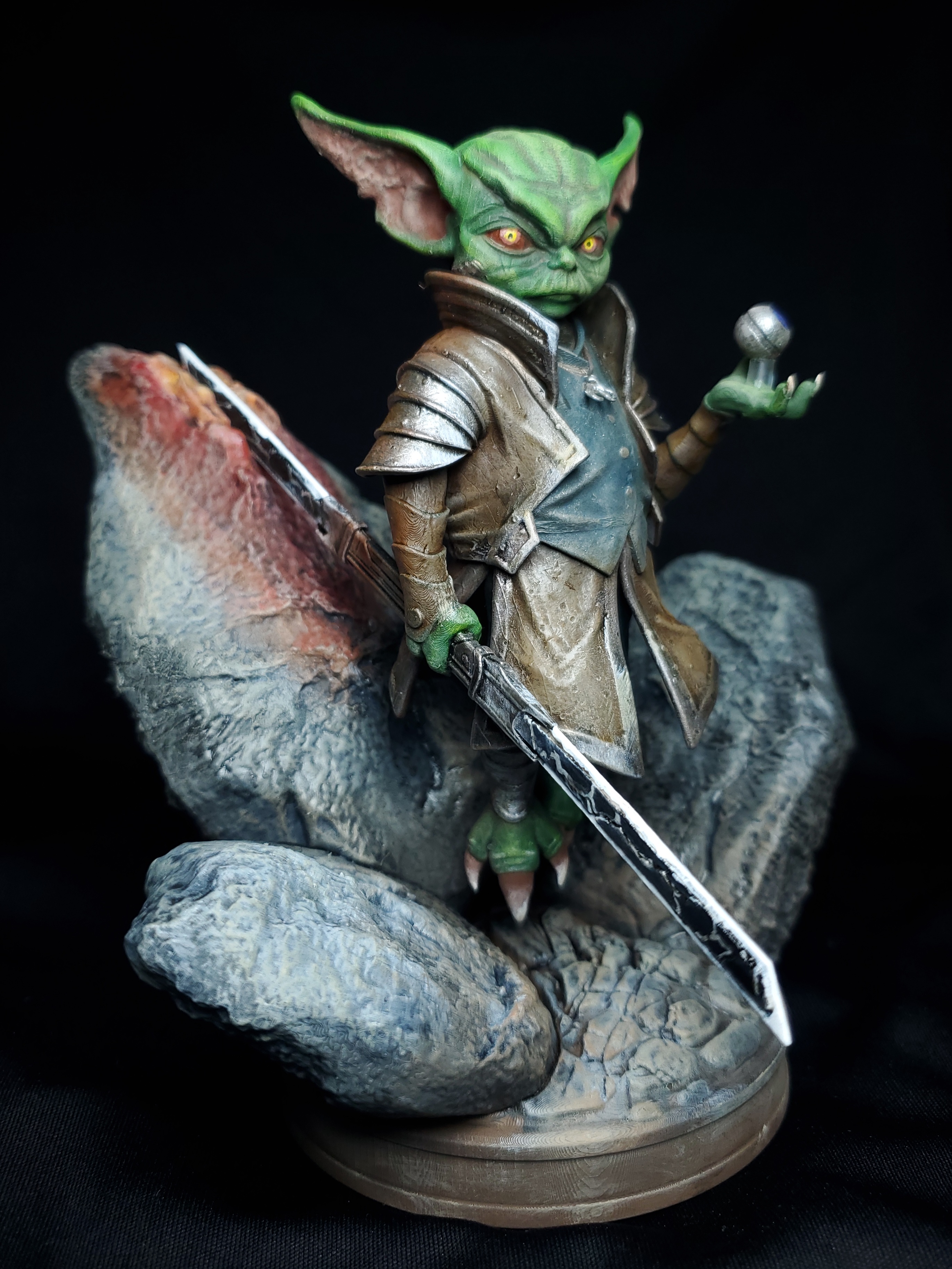 Estátua de Darth Grogu・Impressão 3D com a impressora 3D Anycubic Photon ...