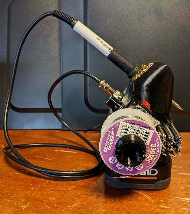 🚉 Ridgid / AEG Soldering Station T12 Hakko Clone・Free STL File for ・Cults