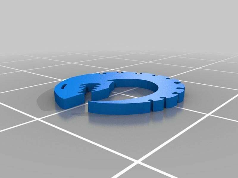 Free STL file Extruded Tyranid icon for my daughter's army ⚔ ・3D ...