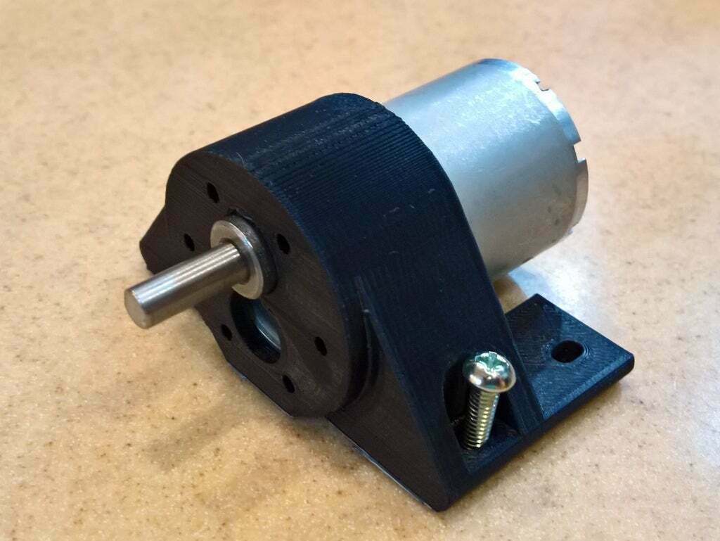 Free STL file Three 37D Motor Mount Variations (Like Pololu Gearmotor ...