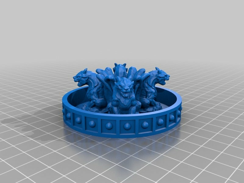 Free STL file 28mm or 30mm RPG Gargoyle Fountain Variant ⛲ (3MF)・3D ...