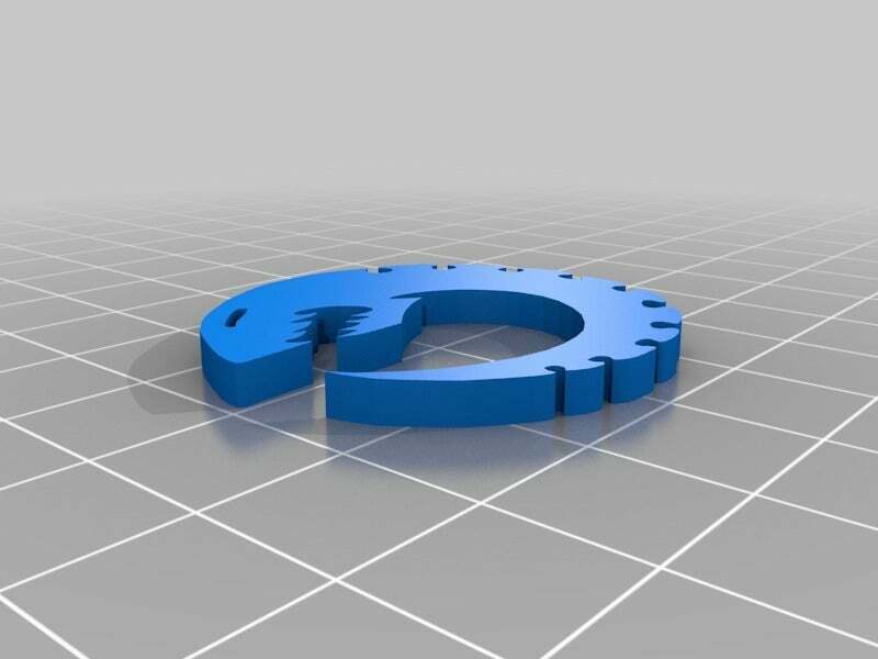 Free STL file Extruded Tyranid icon for my daughter's army ⚔ ・3D ...