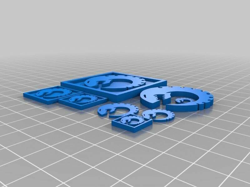 Free STL file Extruded Tyranid icon for my daughter's army ⚔ ・3D ...
