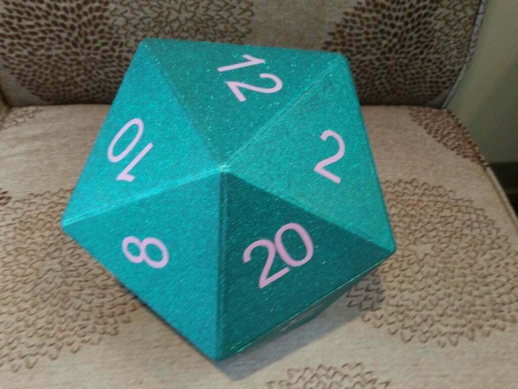 Free STL file 12" (Adjustable) Icosahedron (20 Sided Die / Dice) / Box ...