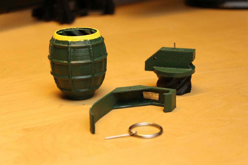 🏠 Grenade Container SHGR95・Free STL File for ・Cults