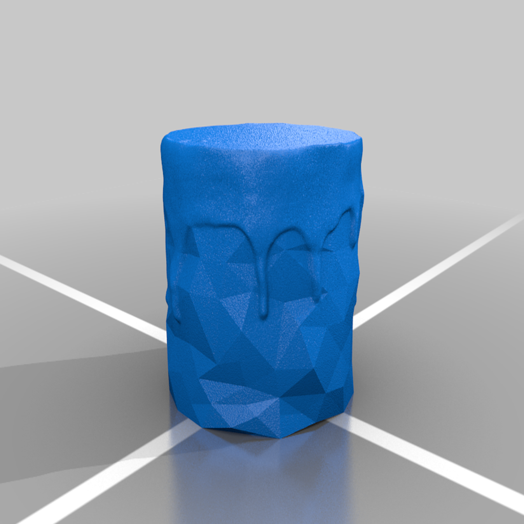 Free STL file Goop on Low Poly Vase 🏺 ・3D printable design to download ...