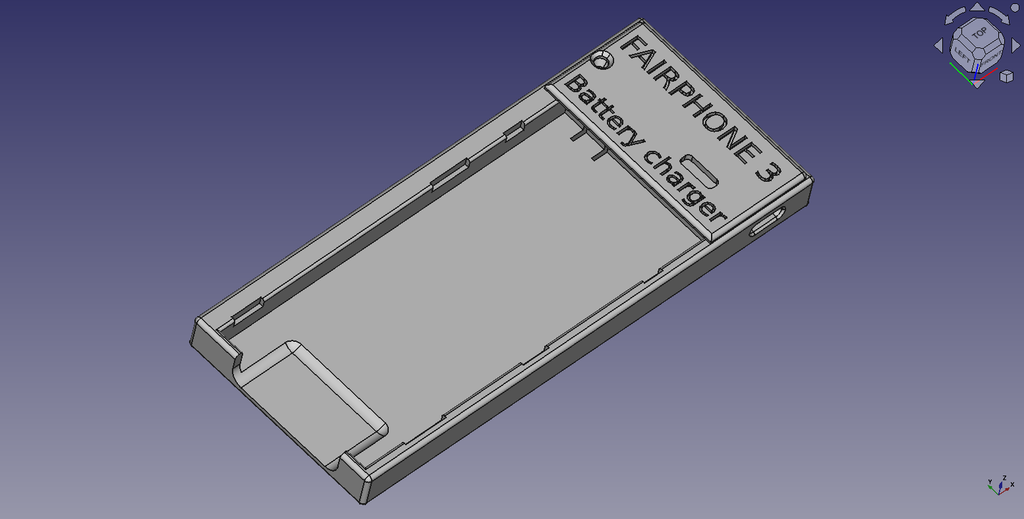 Free 3D file Fairphone 3 (+) external battery charger 🔋 ・Design to ...