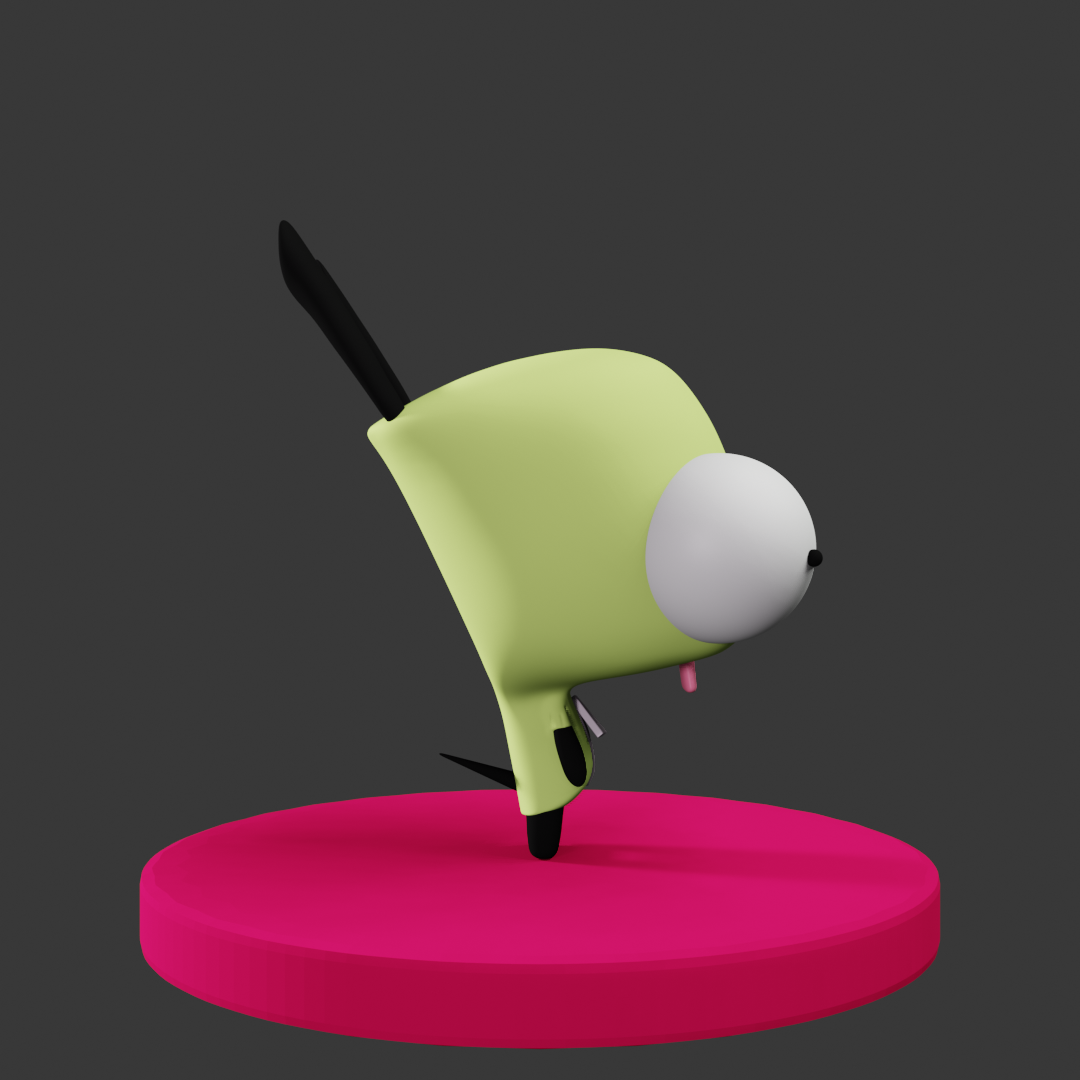 👾 Gir invader zim・ STL File for 3D printing・Cults