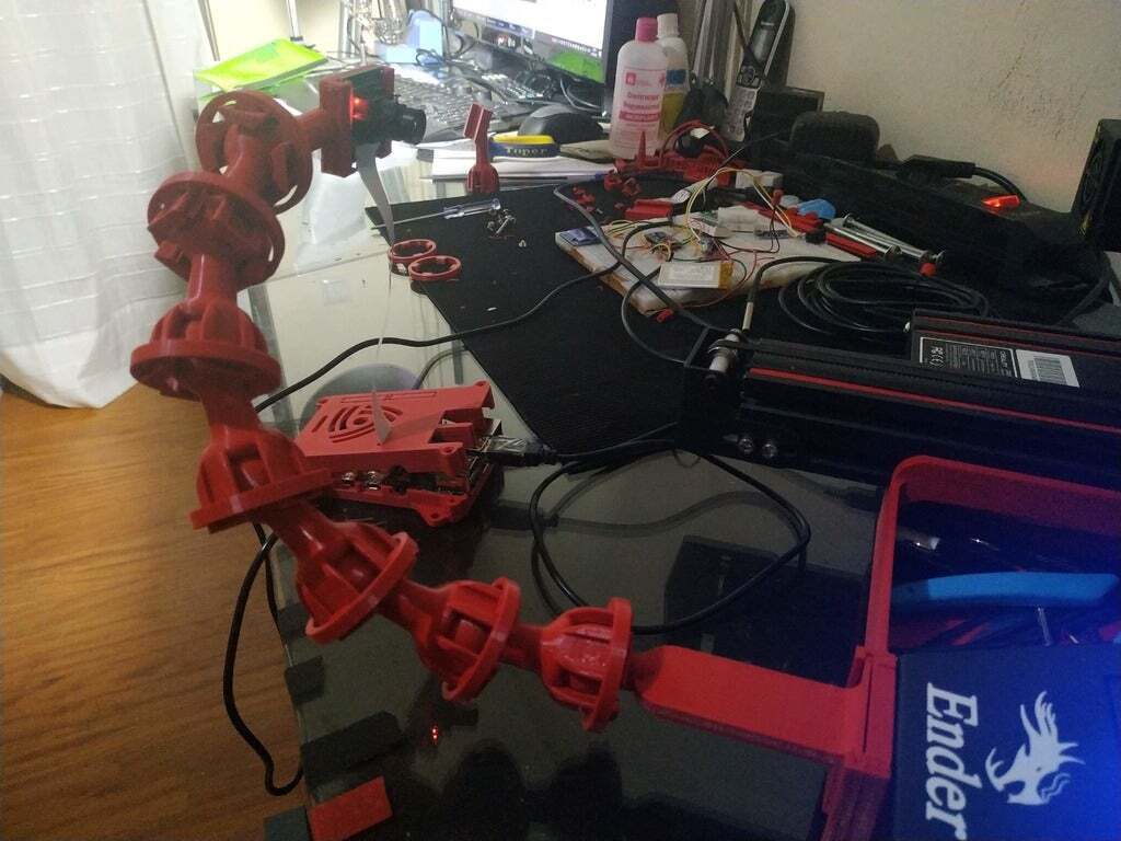 Free STL file Raspberry pi cam v2 (adjustable focus) mount [Octoprint ...