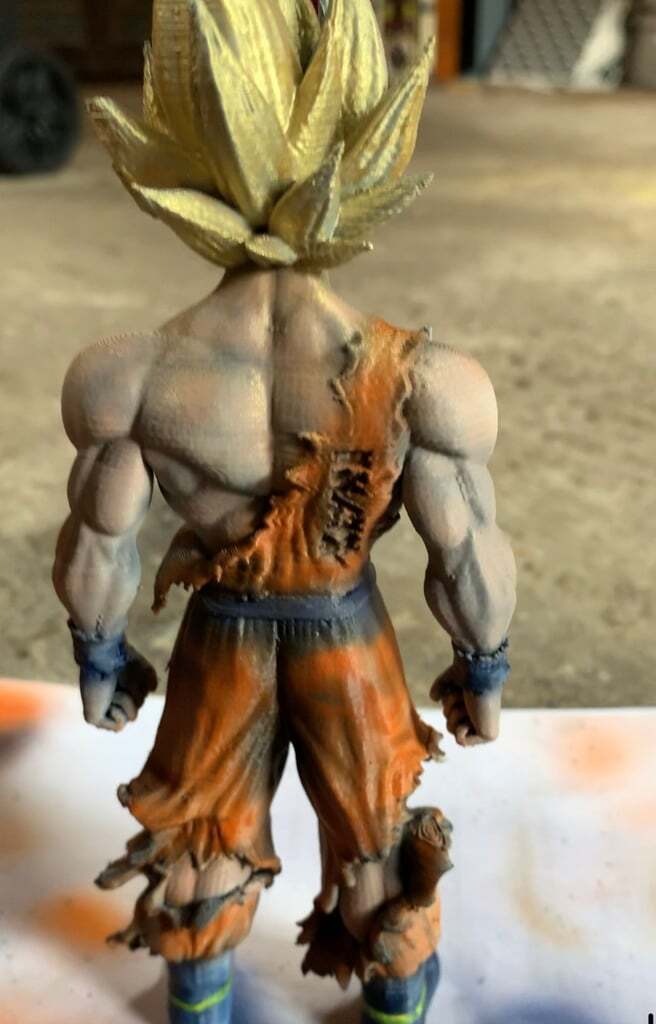 Impression 3D Goku Battle Torn Full・Cults