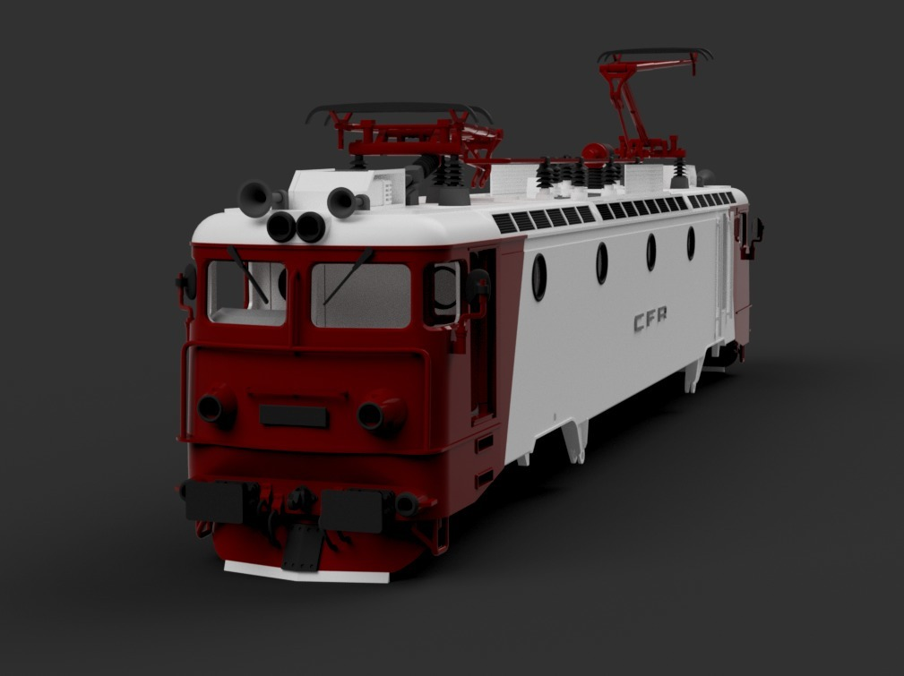 🚂 Locomotive EA 060 Electroputere, Craiova・Free 3D File for ・Cults