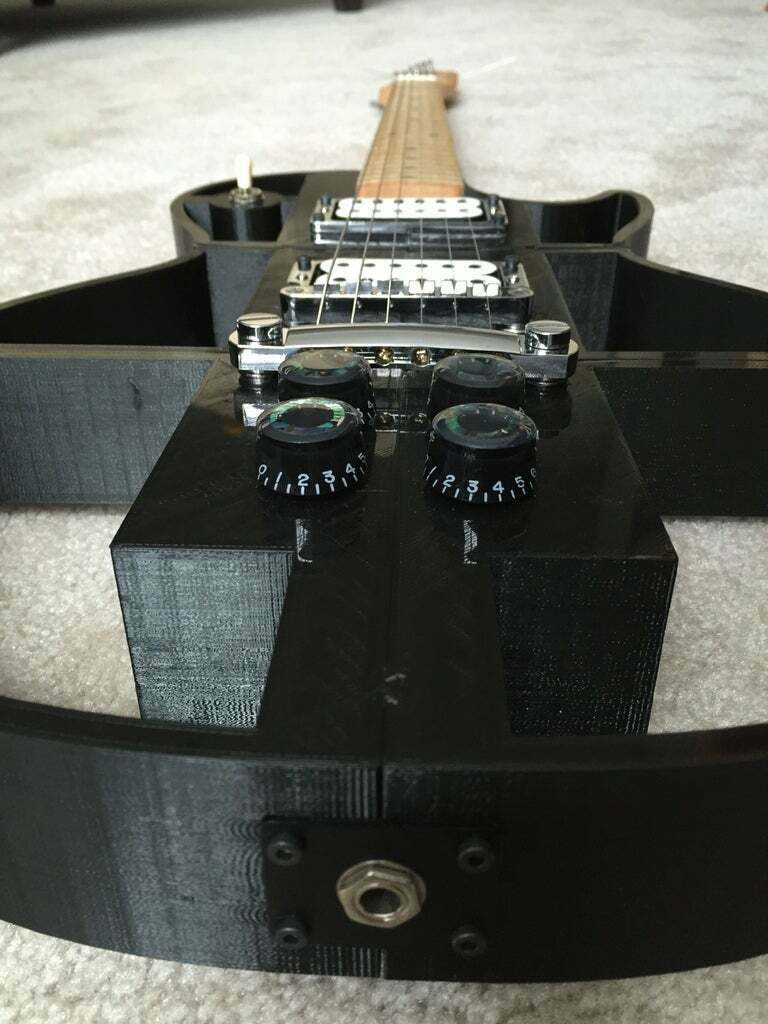 ⚡ Functional Electric Guitar Project !!!・ STL File for ・Cults