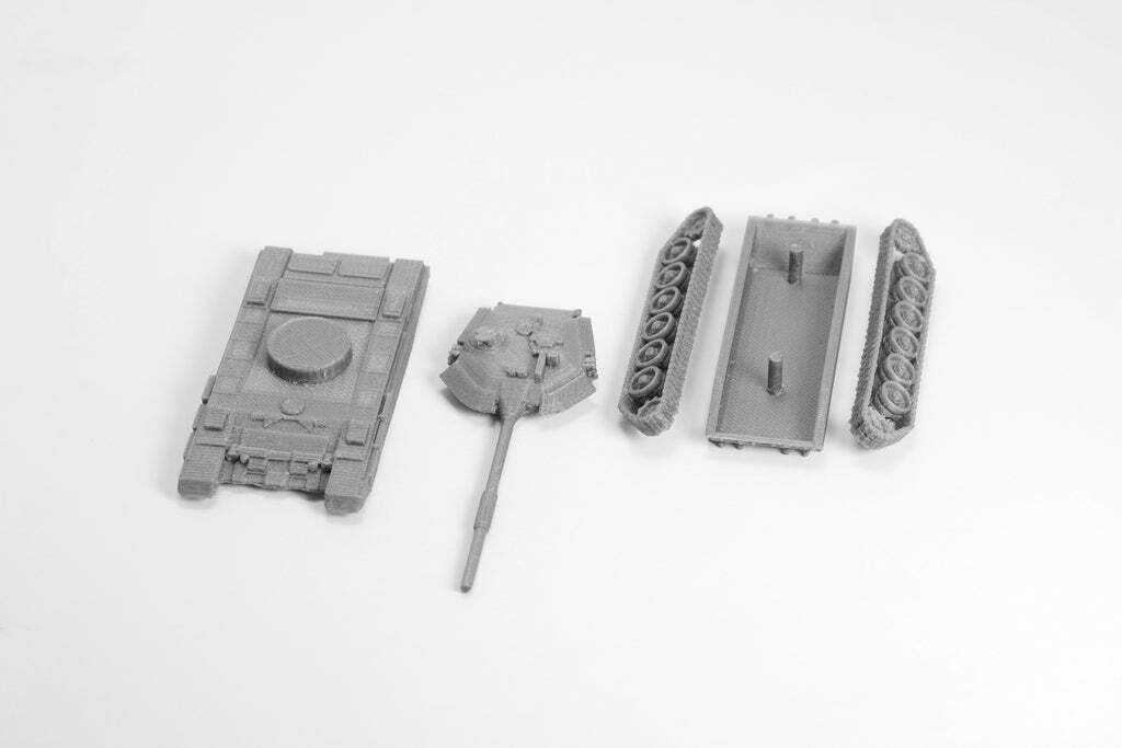 Free STL file T90 Tank Simple Model Kit 🪖 ・Template to download and 3D ...