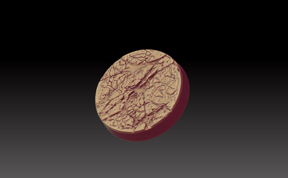 STL file Rock ground Base Set 4 (10 stl files from the Abandoned World ...