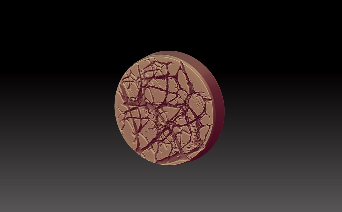 STL file Rock ground Base Set 4 (10 stl files from the Abandoned World ...