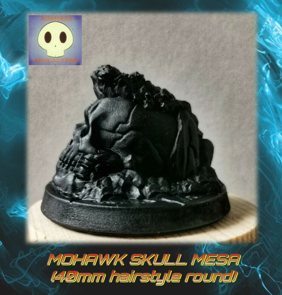 3D print Elvis Skull Mesa (40mm round) • made with Anycubic Photon Mono ...