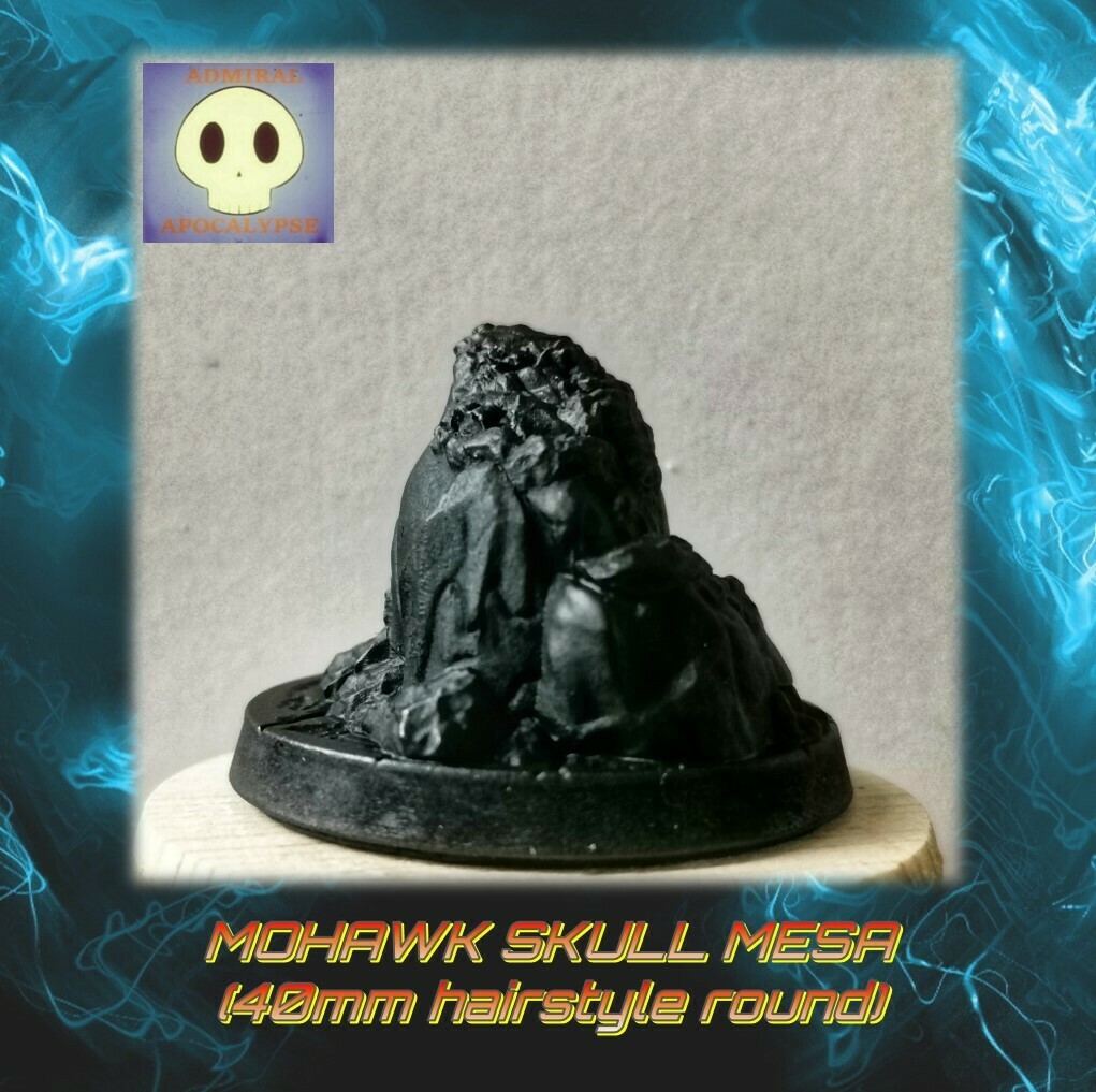 3D print Elvis Skull Mesa (40mm round) • made with Anycubic Photon Mono ...