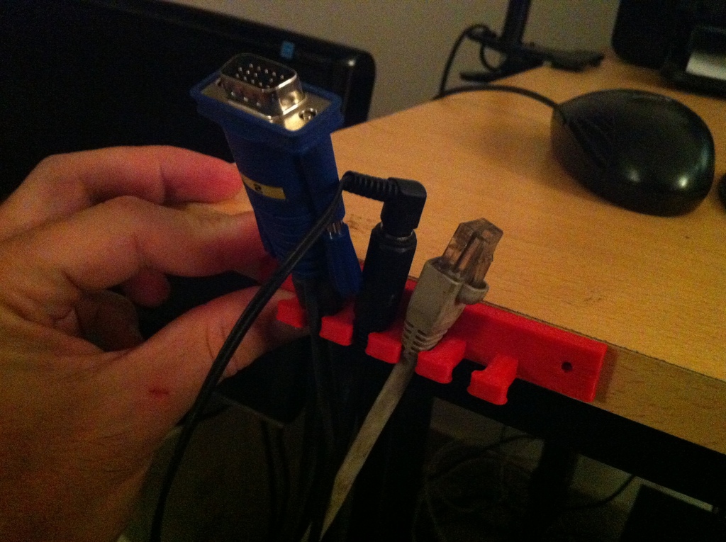 Free 3D file Cables holder 🔧 ・3D print design to download・Cults