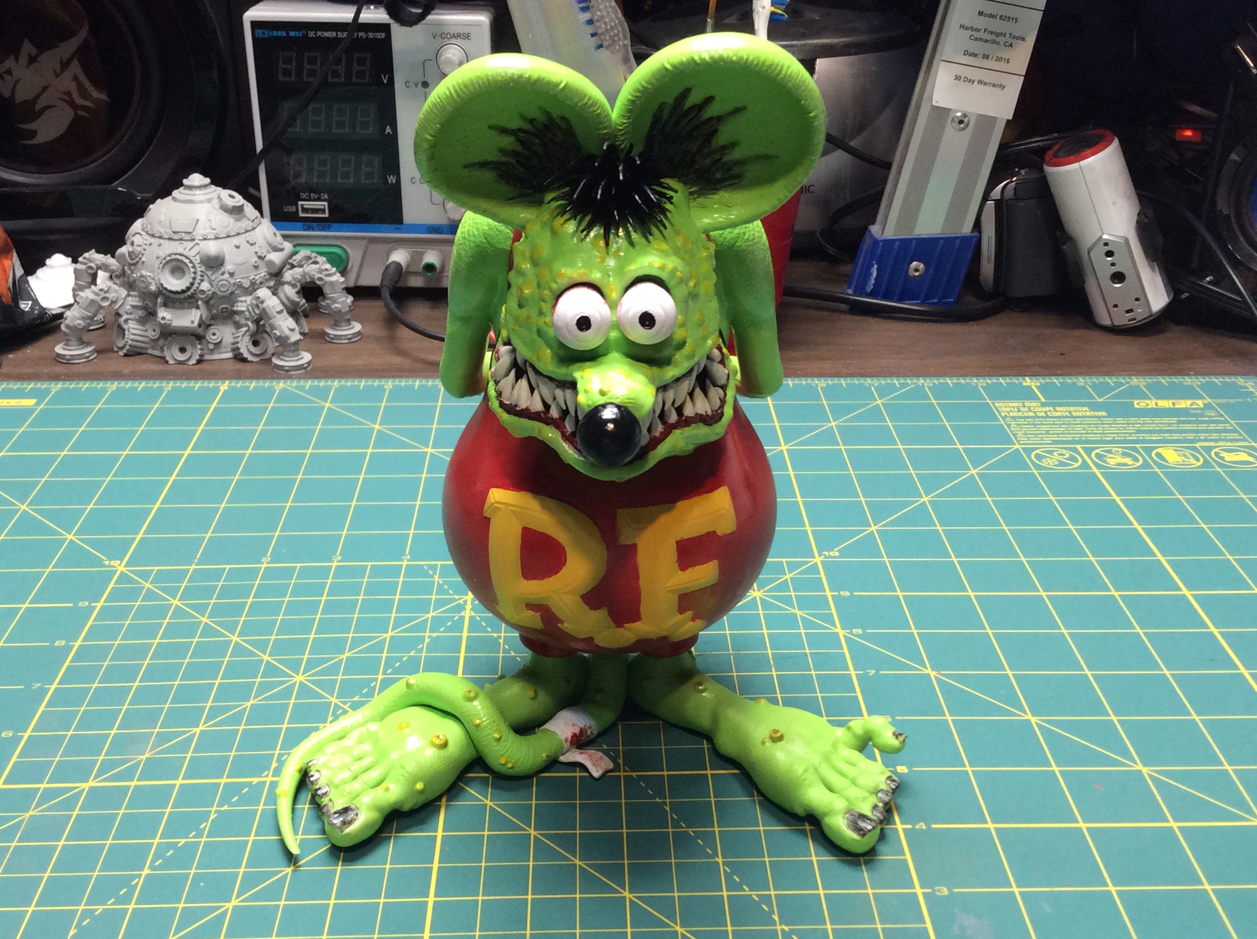 🐀 Rat Fink 3D print model・3D Print with the Mono X 3D printer・Cults