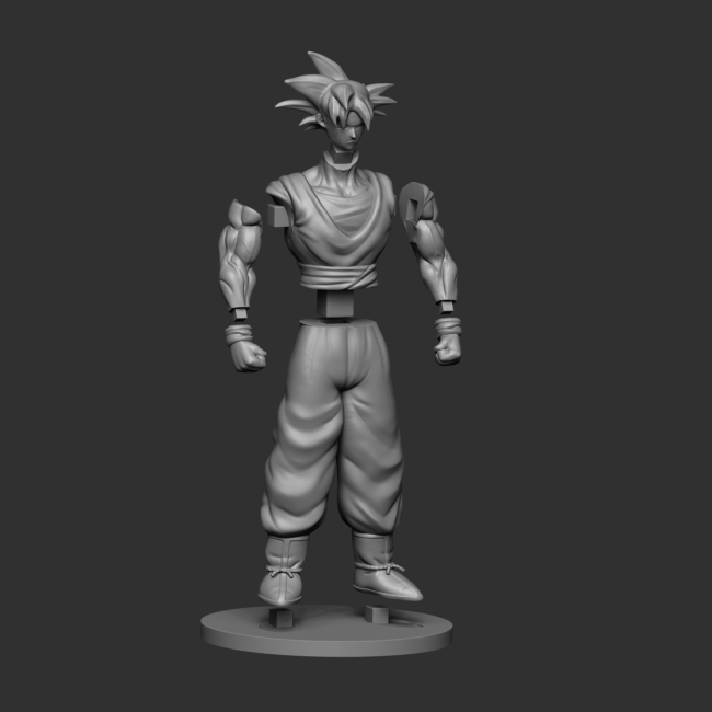 3D file Goku Dragon Ball 🐉 ・Model to download and 3D print・Cults