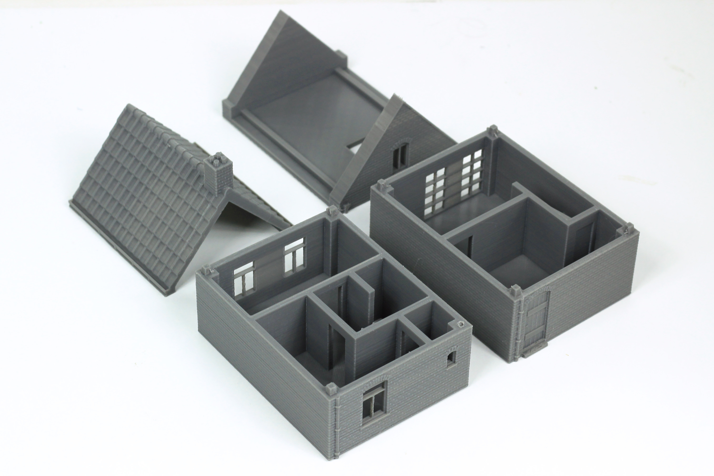 🏠 Dutch Spout Gable House・ 3D File for ・Cults