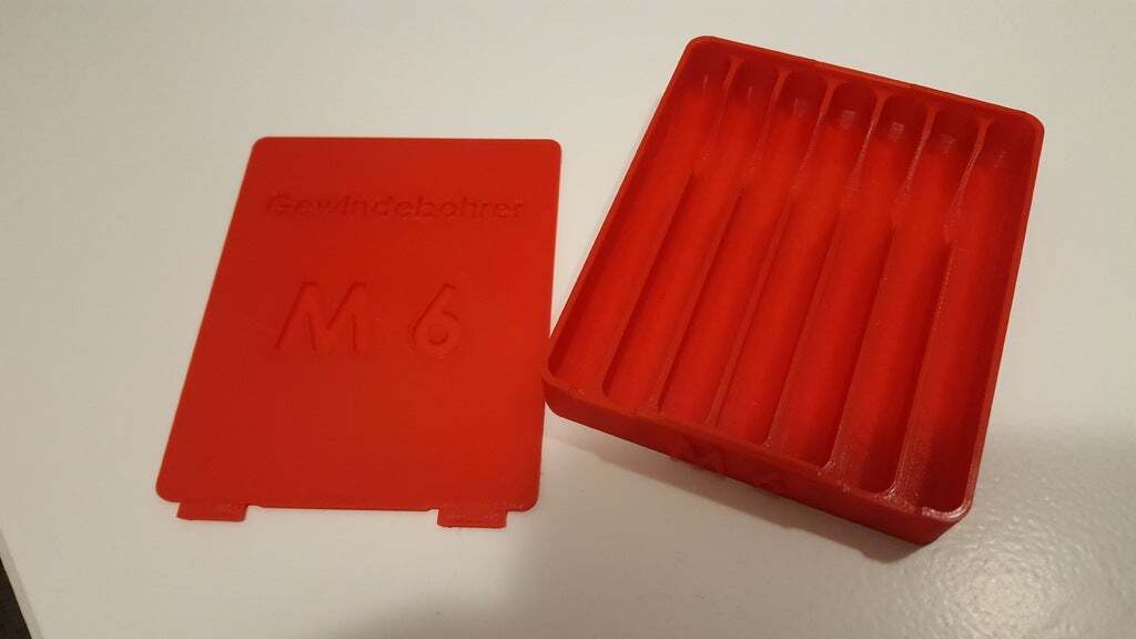 Free STL file Tap Box Gewindebohrer M6 📦・Template to download and 3D ...