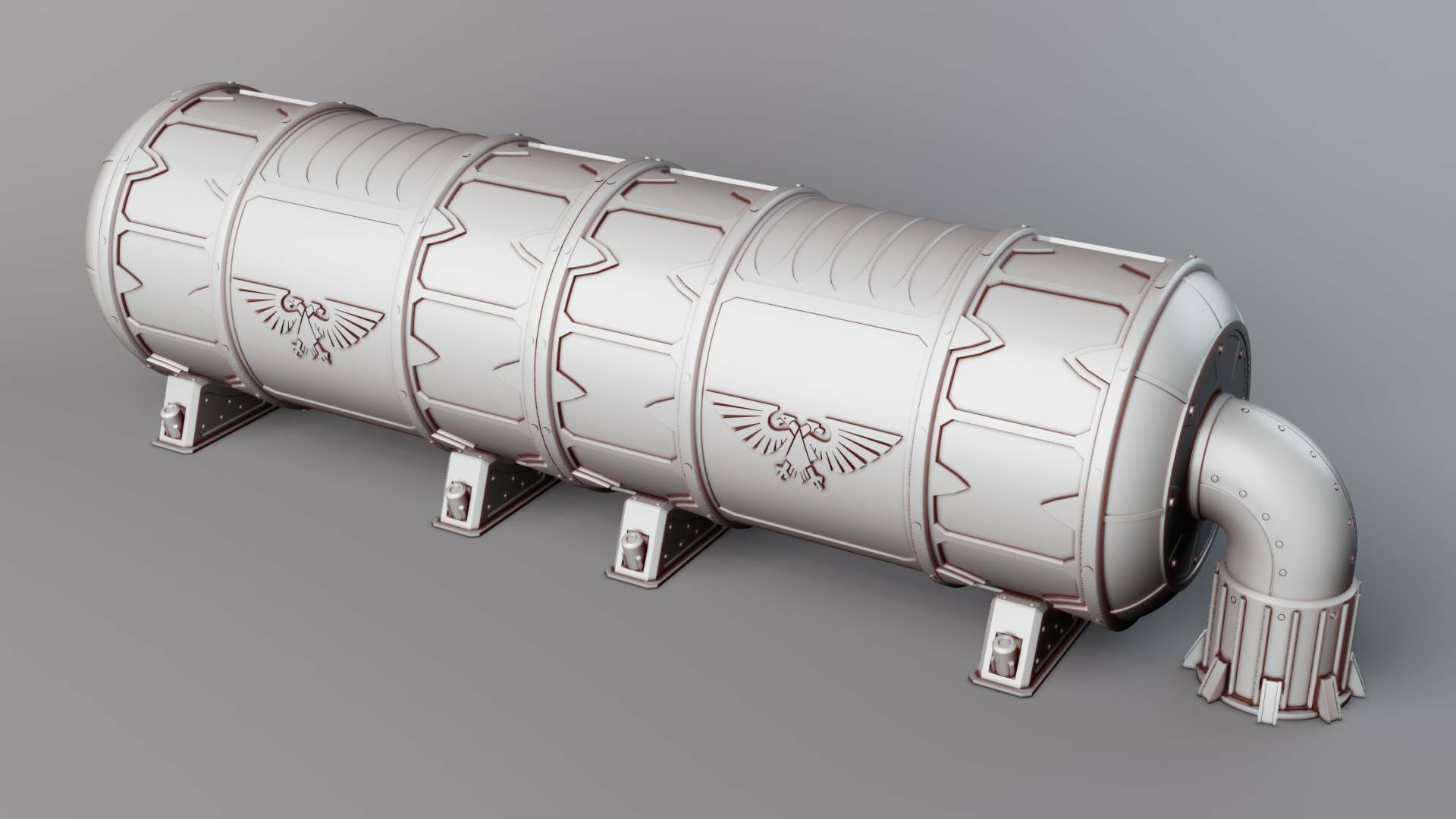 STL file Modular Fuel Tank - Warhammer 40K/30K/Necromunda/Dark Sci-fi ...