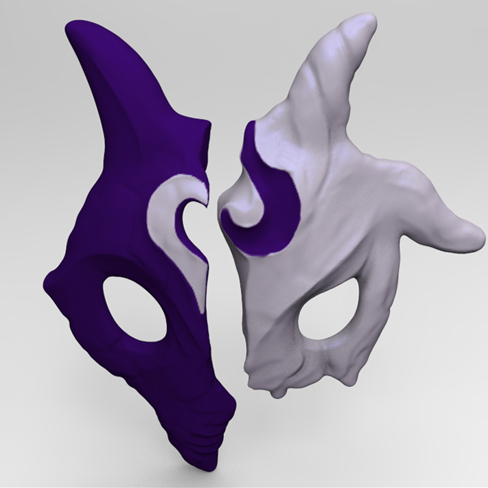 OBJ 文件 league of legends kindred mask 🎲 ・可下载 3D 打印机模型・Cults