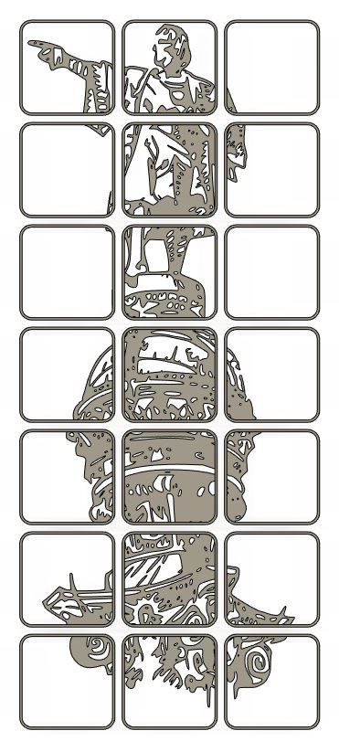 STL file COLON STATUE BARCELONA (WALL DECO) 🎨 ・Model to download and 3D ...