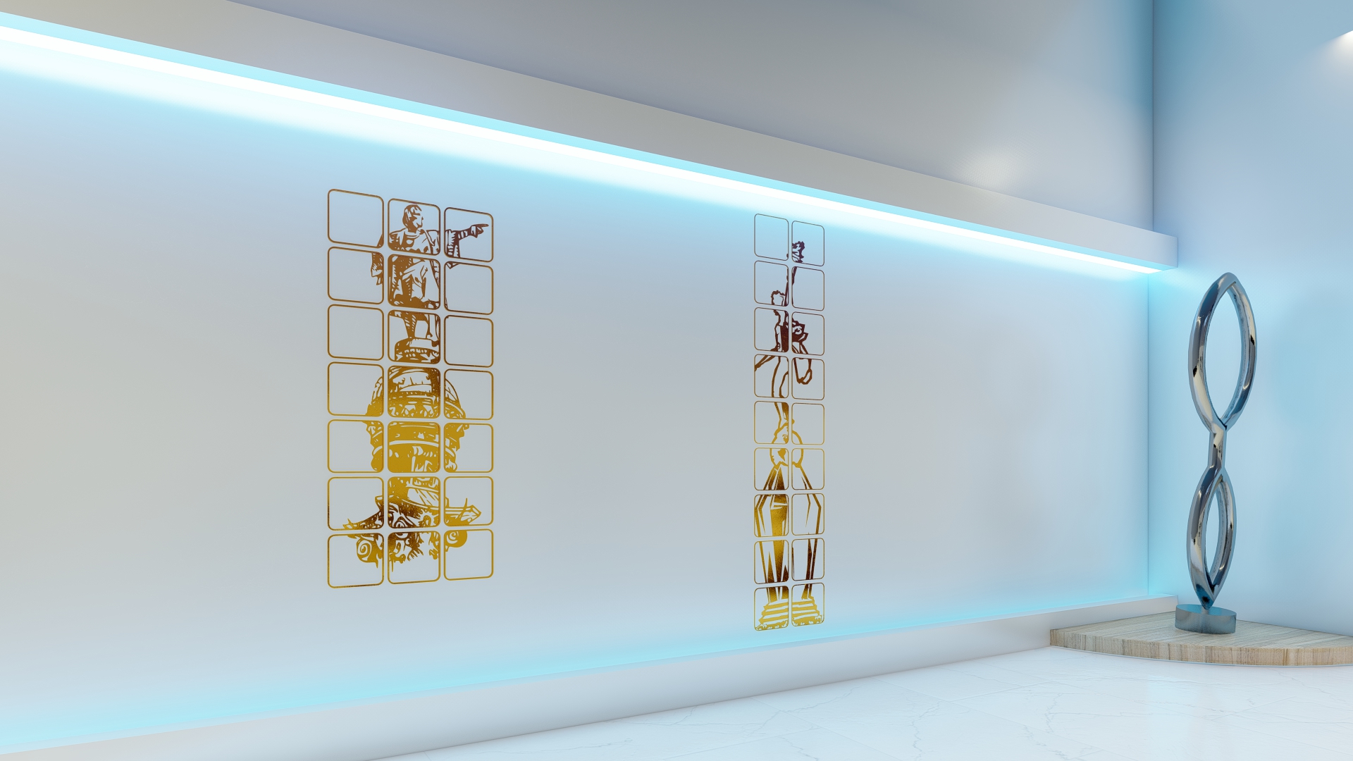 STL file COLON STATUE BARCELONA (WALL DECO) 🎨 ・Model to download and 3D ...