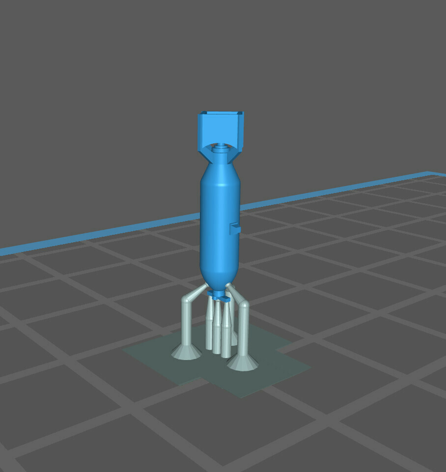 STL file US GP BOMB AN-M30A1 100LB 1/72 💣 ・3D printing model to ...